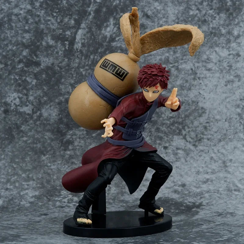 22cm Anime Sasuke Kakashi Uzumaki Gaara Action Figures PVC Model Car O ...